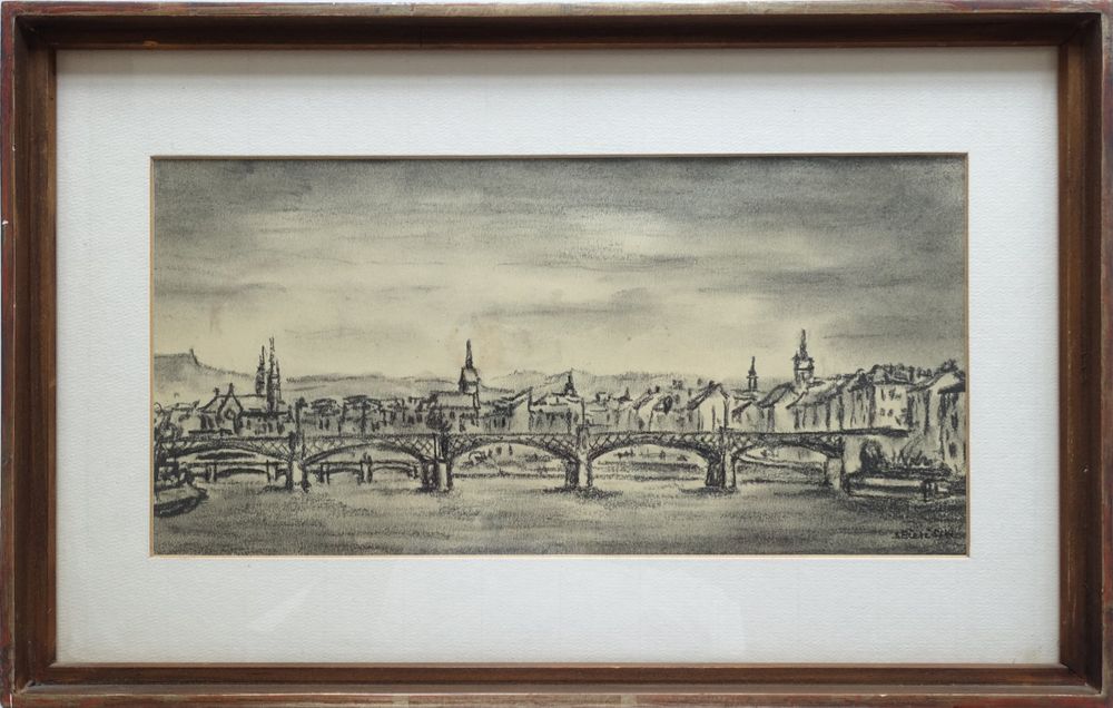 Zeichnung von Basel von Sigmund Bieri | Kaufen auf Ricardo