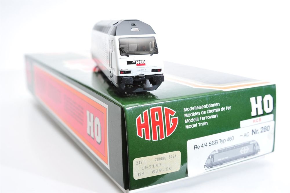HAG 280 SBB Re 460 014-4 HCB, AC, OVP | Kaufen auf Ricardo