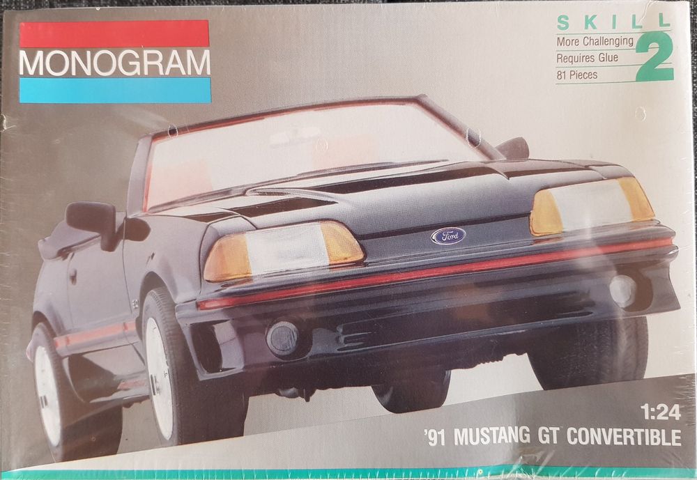 MONOGRAMM 2946 '91 MUSTANG GT CONVERTIBLE BAUSATZ 1:24 NOS | Kaufen auf ...