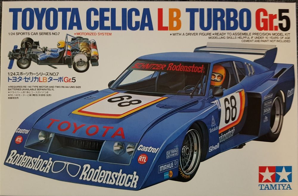 TAMIYA 24007 TOYOTA CELICA LB TURBO GR.5 BAUSATZ 1:24 NOS | Kaufen auf Ricardo