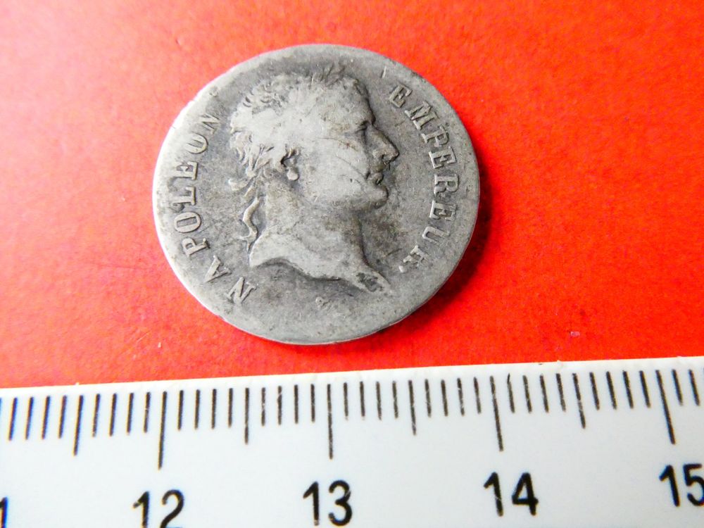Frankreich 1808, 1 Francs - Silber - Napoleon Bonaparte | Kaufen auf ...
