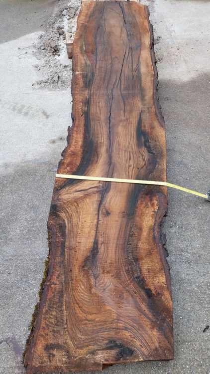 Nussbaum Nussholz Nussbaumbrett drechseln basteln epoxi | Comprare su ...