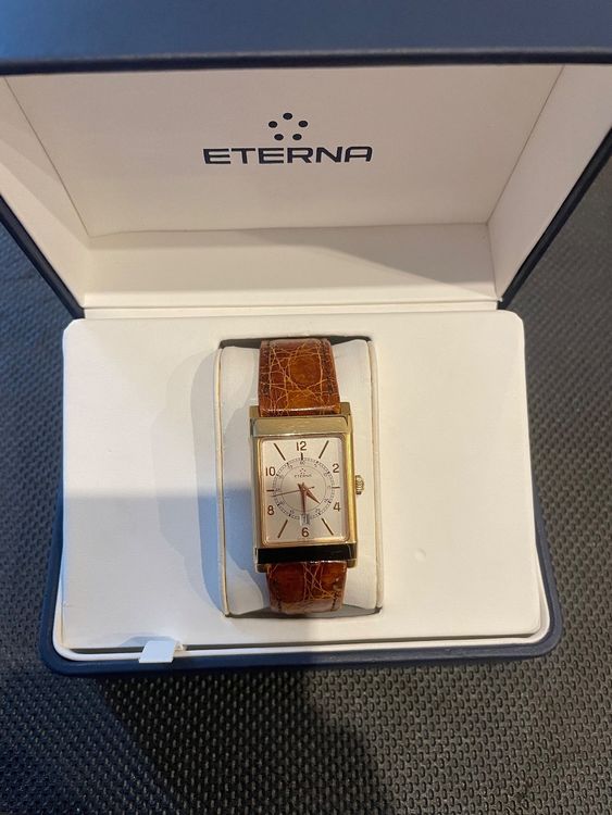 ETERNA-MATIC LES HISTORIQUES MIT BOX FUNKTIONIERT GOLD??? | Kaufen auf ...