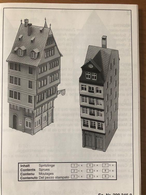 2 Stadthäuser 1 Faller 190452/1 Modellbahn H0 | Kaufen auf Ricardo