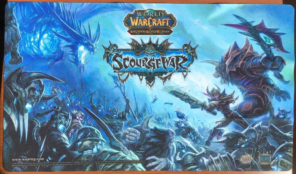 World of Warcraft WoW TCG Playmat WOTLK Scourgewar Neu | Kaufen auf Ricardo