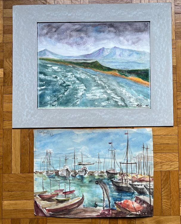 2 Aquarelle | Kaufen auf Ricardo