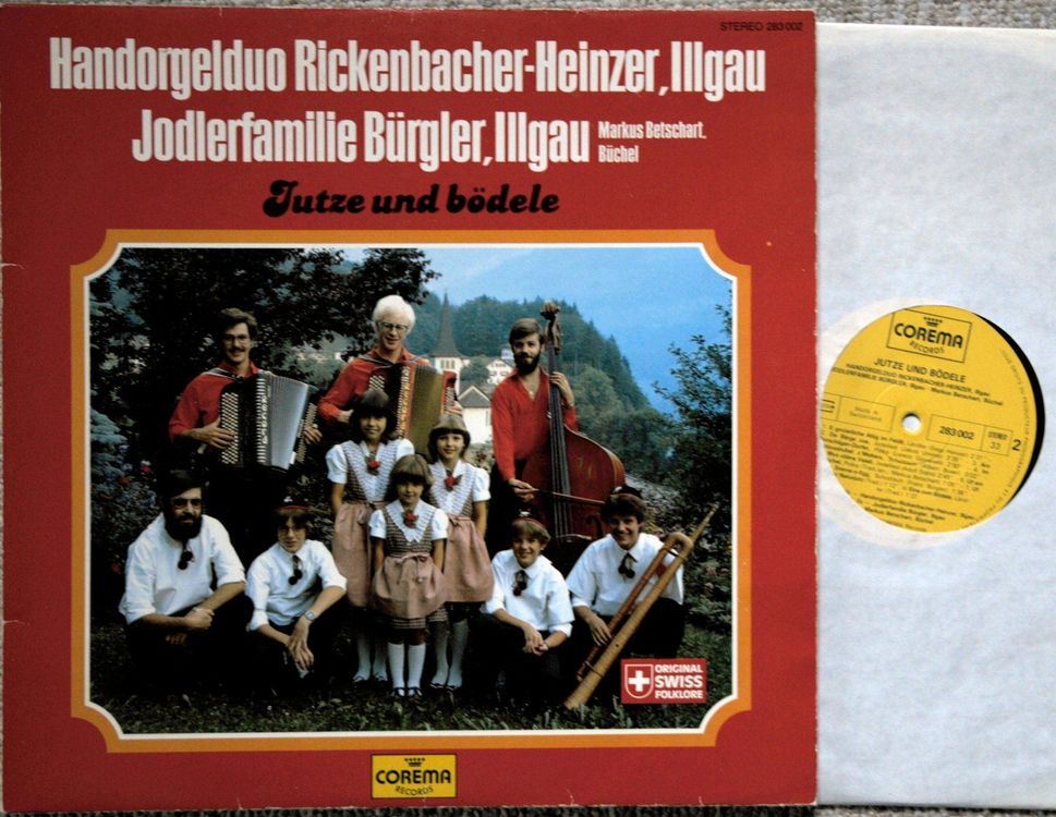 Handorgelduo Rickenbacher-Heinzer Illgau - Jutze und bödele | Kaufen ...