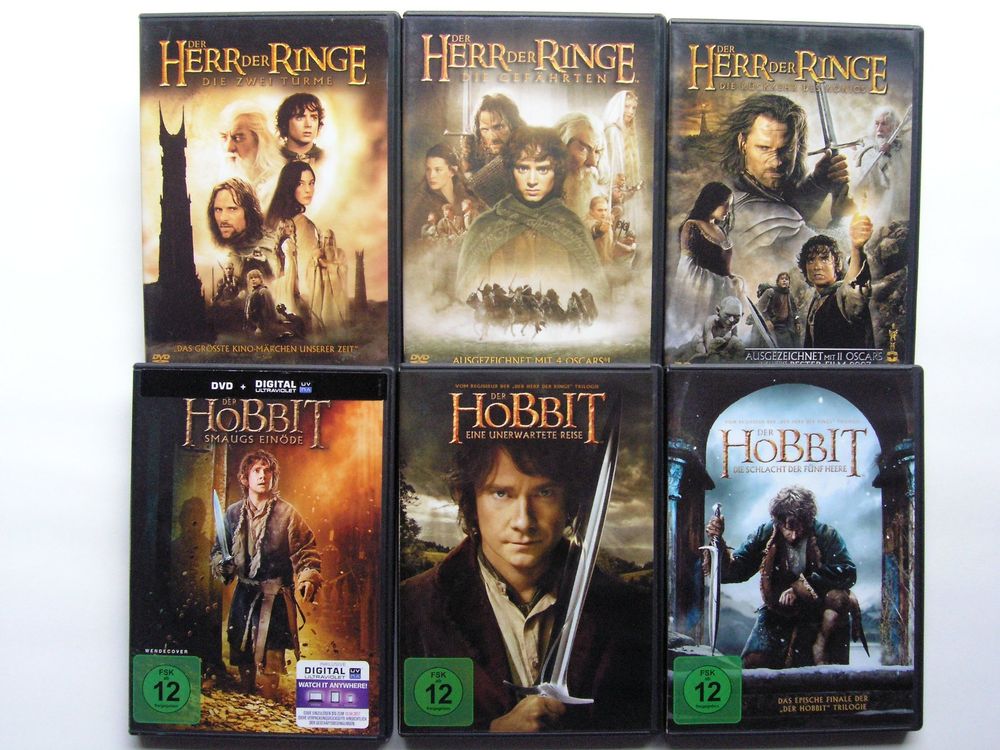 Der Hobbit + Der Herr der Ringe - Spielfilm Trilogie | Kaufen auf Ricardo
