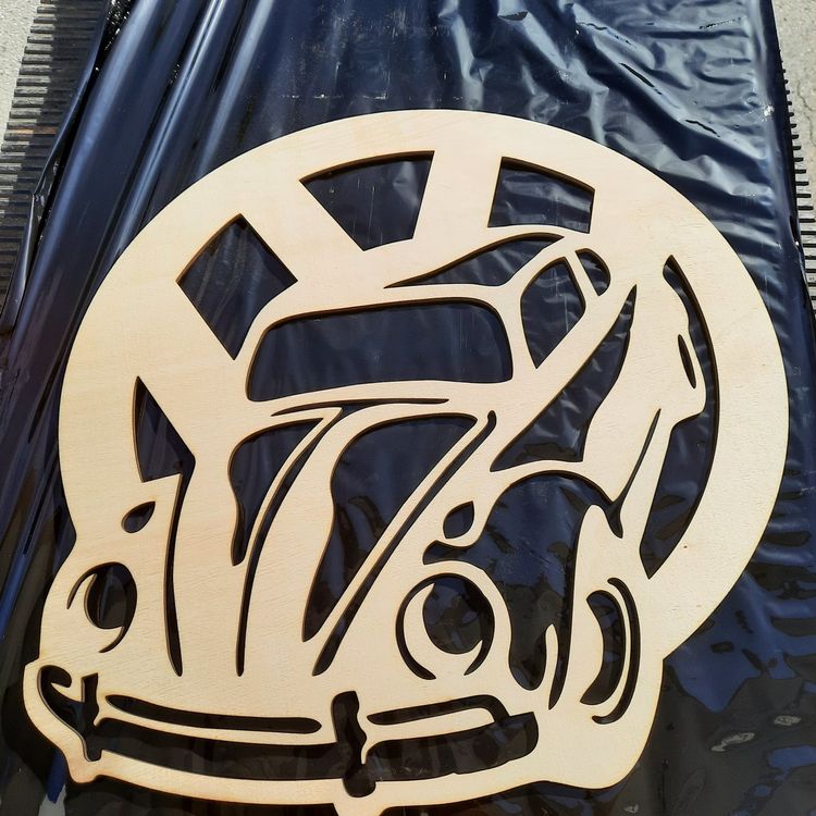 VW Käfer Logo Garagenbild Deko Schild Beetle | Comprare su Ricardo