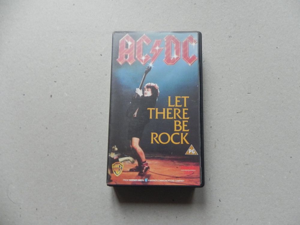 VHS Music Video Kassette AC / DC 1980 Let there by Rock / LP | Kaufen auf Ricardo