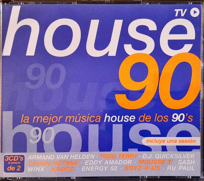 House 90 (La Mejor Música House De Los 90's) 3 CD's | Kaufen auf Ricardo