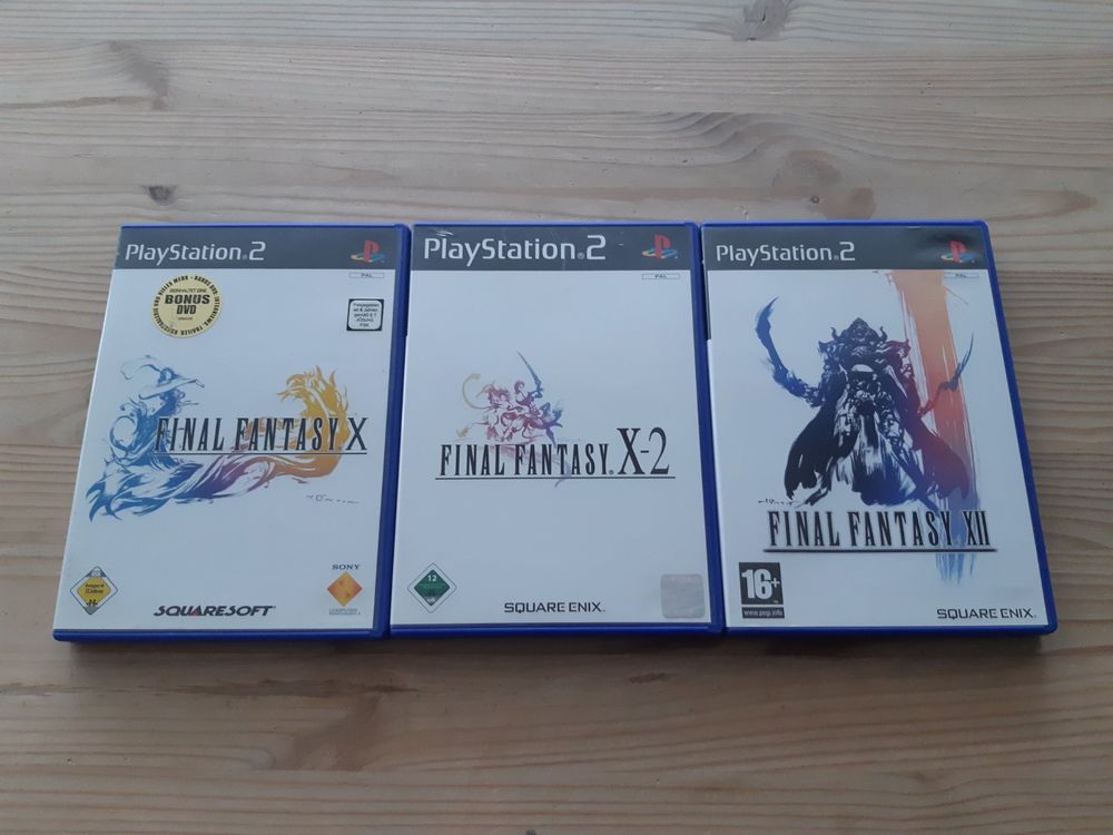 Final Fantasy X 10 + X-2 10-2 + XII 12 - 3 PS2 Spiele | Kaufen auf Ricardo