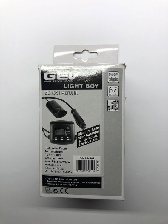 GEV Light Boy 12 V Zeitschaltuhr | Kaufen auf Ricardo