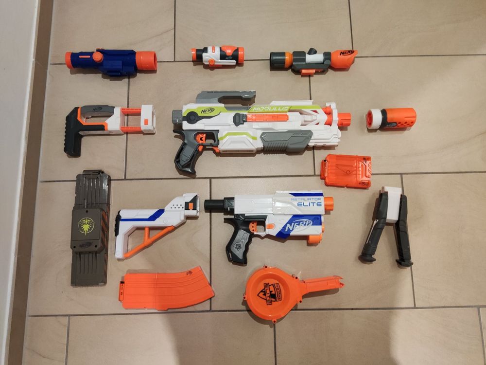 NERF N-Strike Modulus ECS-10 Blaster + N-Strike Retaliator | Kaufen auf ...