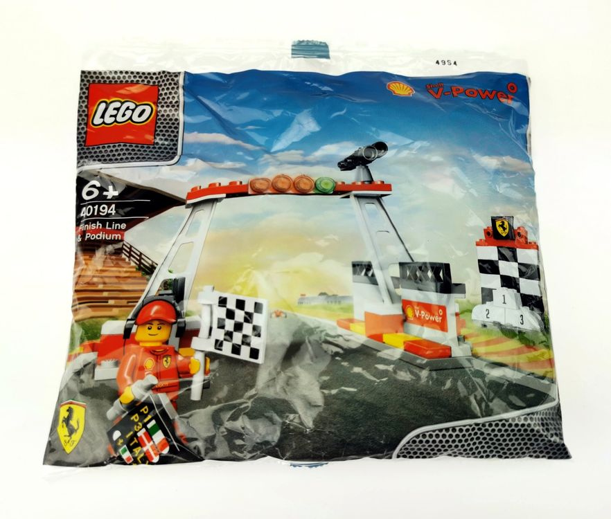 Lego Shell Ferrari Finish Line & Podium Polybag 40194 | Kaufen auf Ricardo