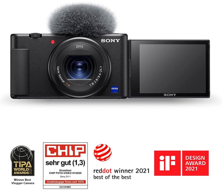 Sony V-Log Kamera ZV-1 mit Bluetooth Gimbal | Kaufen auf Ricardo