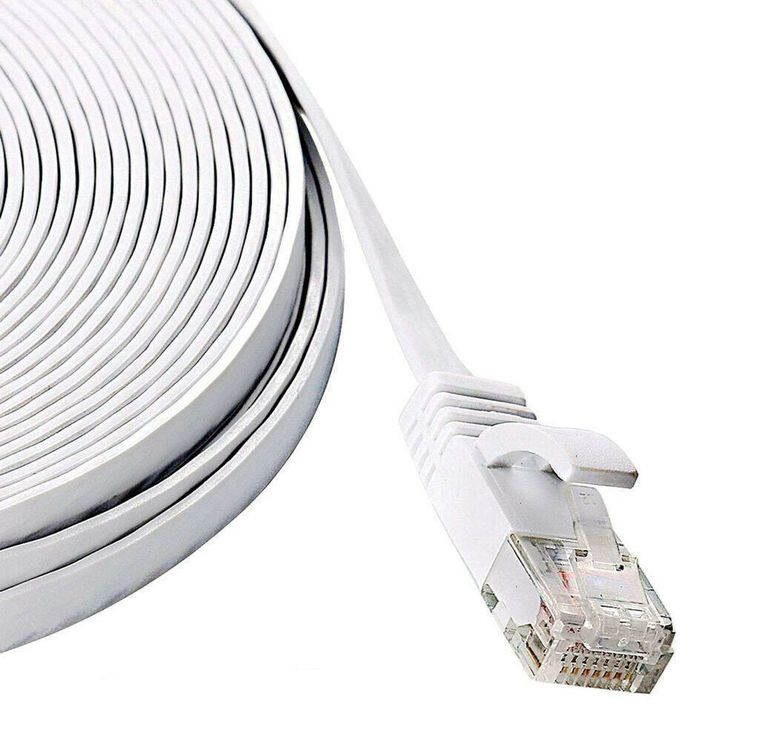 10m Cat6e LAN Netzwerk Patch Kabel Flach cat6 Lankabel rj45 | Kaufen ...