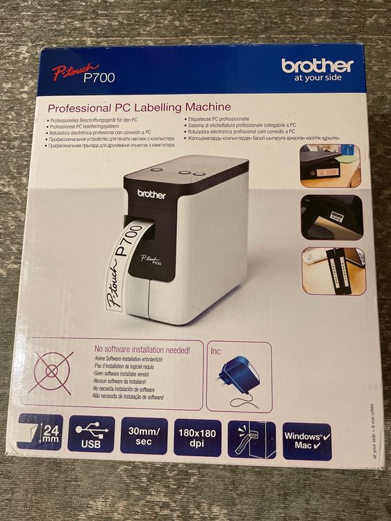 Brother Professional PC Labelling Machine P700 | Kaufen auf Ricardo