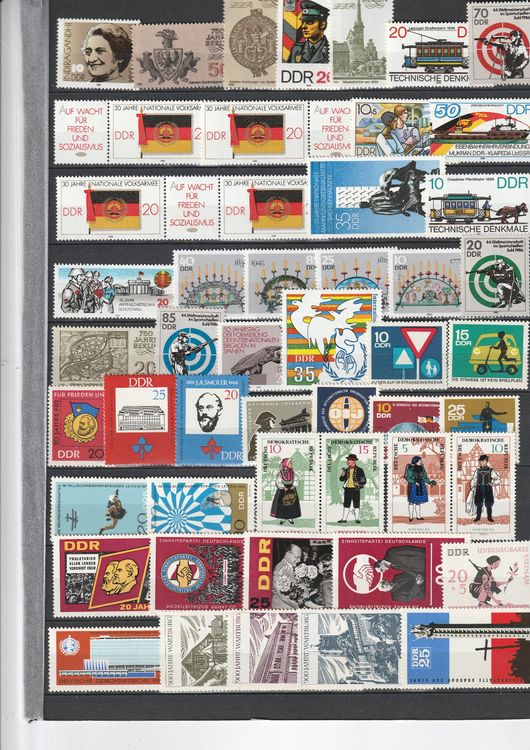 93/DDR AB 1965 50 MARKEN ** | Kaufen auf Ricardo