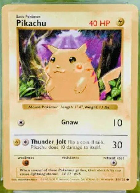 Pikachu Pokemon Karte Basic Original | Kaufen auf Ricardo