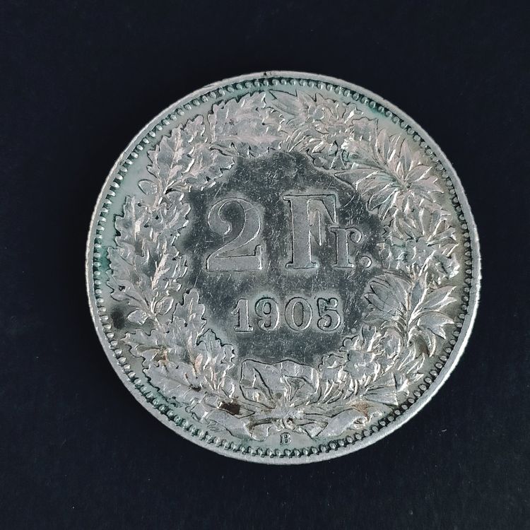 2 Franken Silbermünze 1905 | Kaufen auf Ricardo