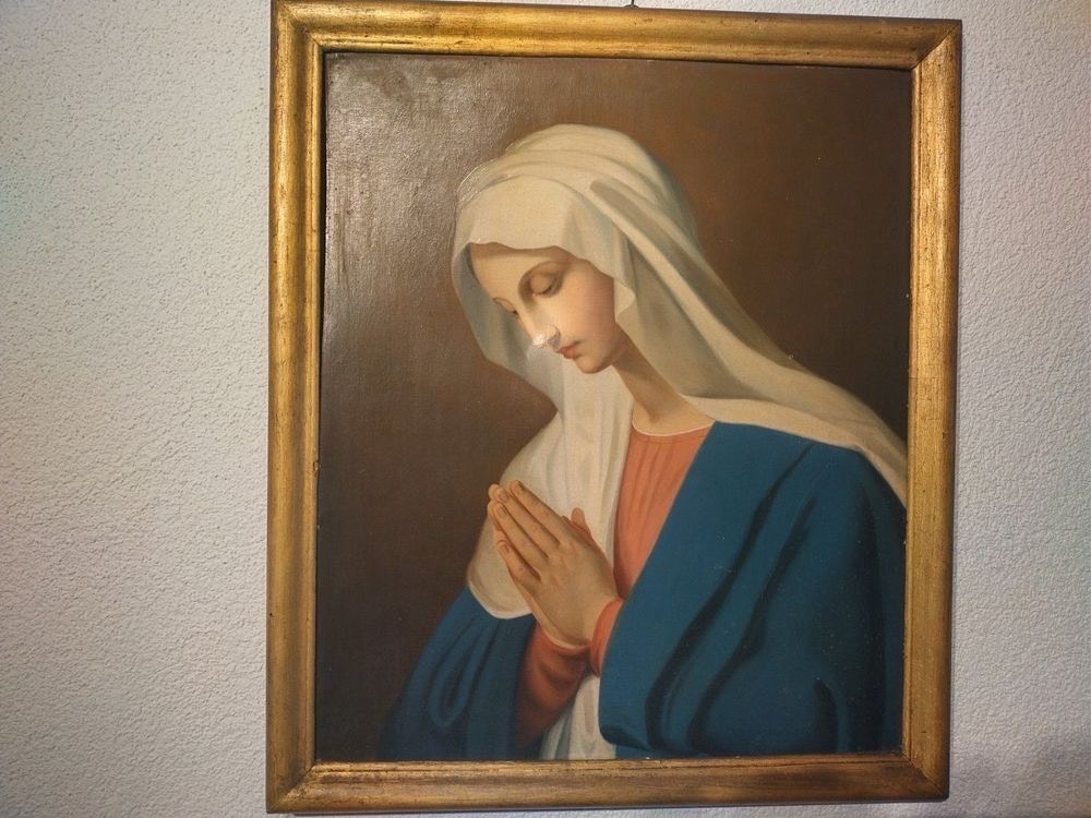 Maria Bild Gemälde Porträt der Mutter von Jesus | Acheter sur Ricardo