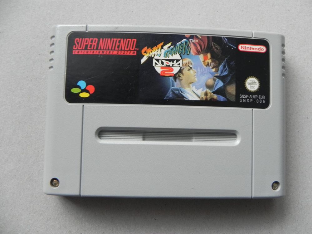 Super Nintendo SNES Game Spiel Modul Street Fighter Alpha 2 | Kaufen ...