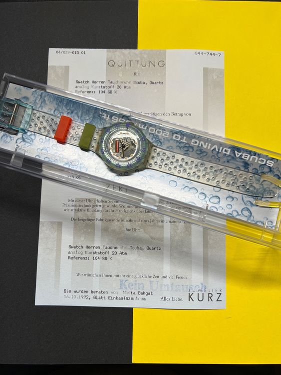 Swatch Scuba 200 Jelly Bubbles SDK104 mit Zertifikat | Kaufen auf Ricardo