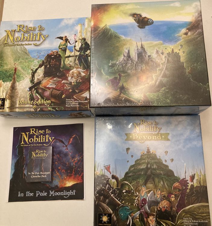 RISE TO NOBILITY Deluxe inkl. "Beyond",Workerplacement-Spiel | Kaufen ...