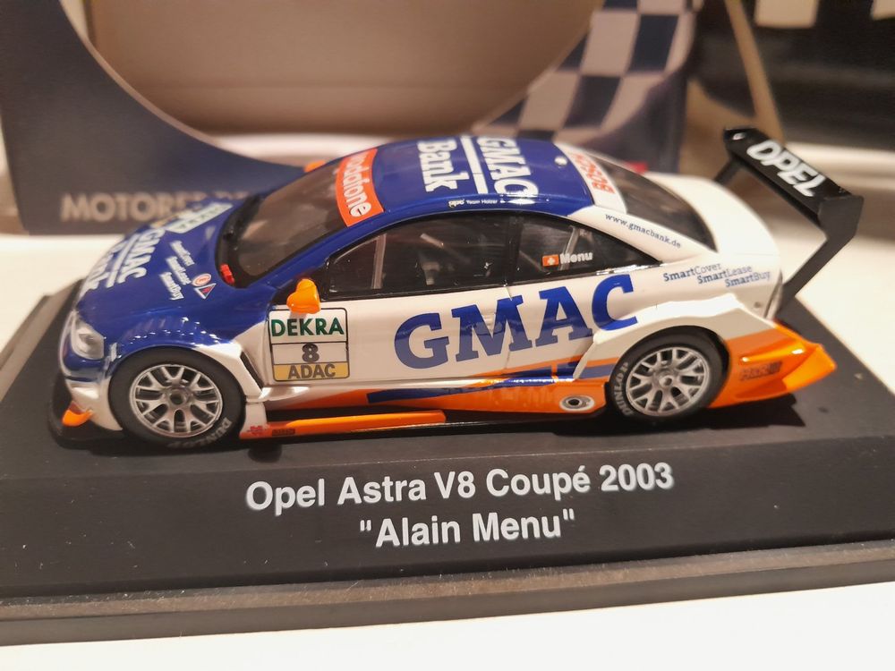 Opel Astra V8 Coupé 2003 (Alain Menu) 1:43 Schuco N° 04889 | Kaufen auf ...