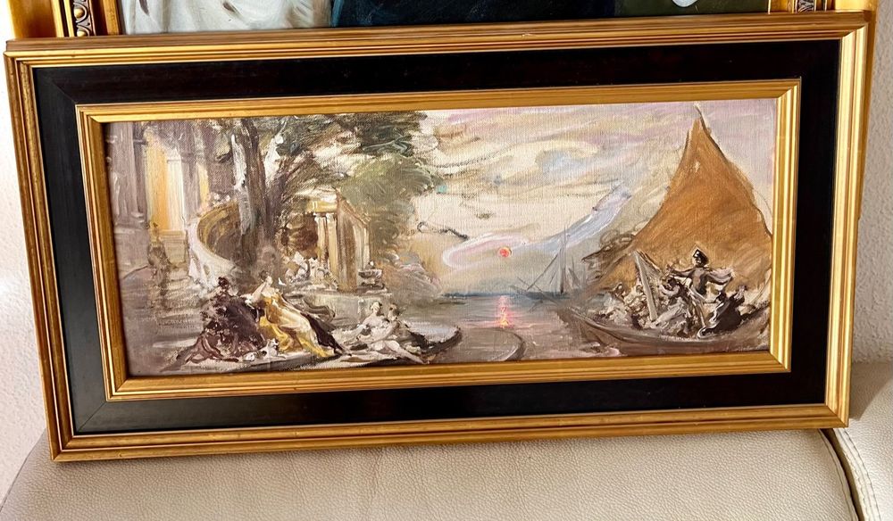 Adolf Pirsch: Top Oel-Gemälde von ca. 1900; Realismus | Kaufen auf Ricardo