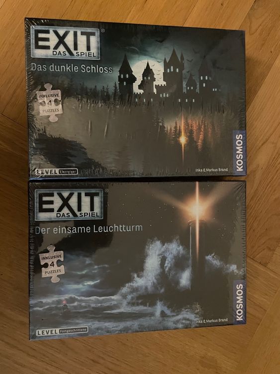EXIT Spiele: das dunkle Schloss & der einsame Leuchtturm | Kaufen auf Ricardo