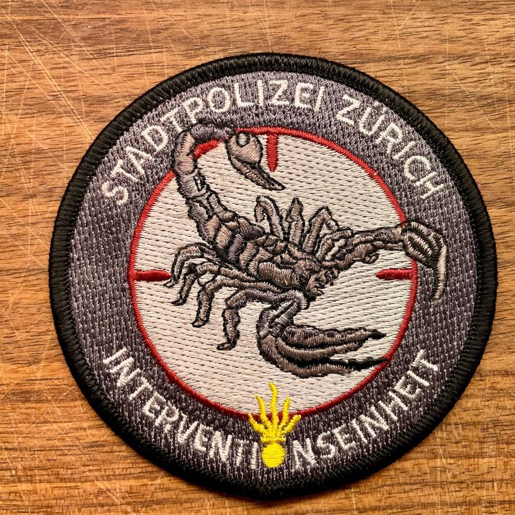 Patches Stadtpolizei Zürich IE Interventionseinheit Skorpion | Kaufen ...