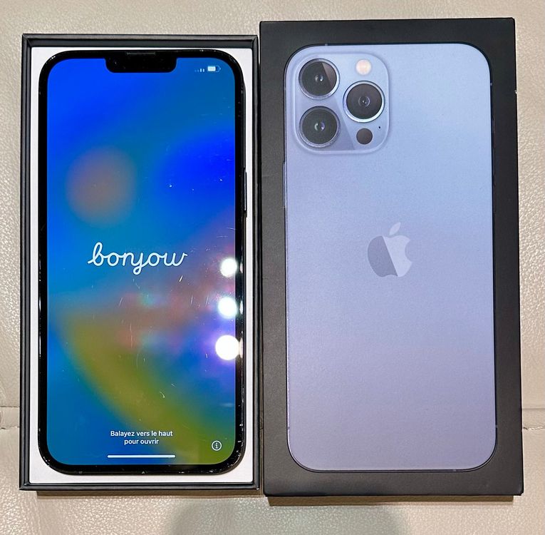 Apple iPhone 13 Pro Max 512GB, sierra blue + boîte d'origine | Kaufen ...
