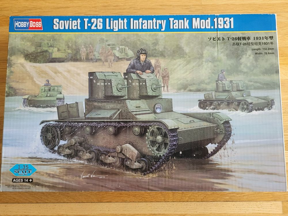 HobbyBoss 82494 T-26 Mod.1931 Soviet Light Tank 1/35 | Kaufen auf Ricardo