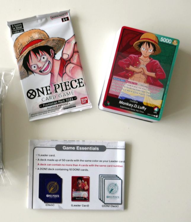 One Piece TCG card game 1 DEMO deck + 1 promo booster | Kaufen auf Ricardo