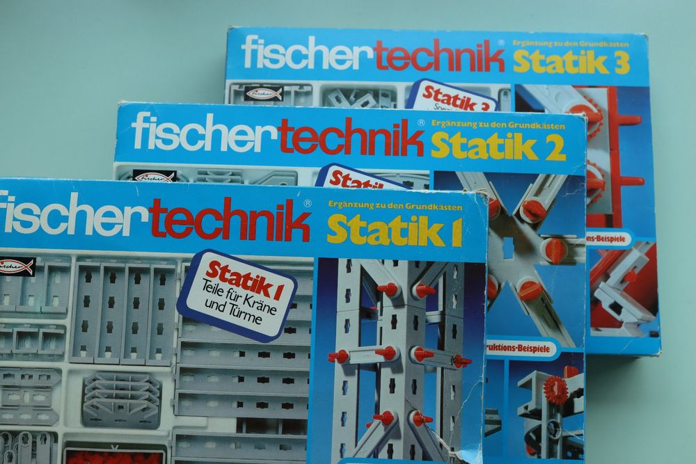 Fischer Technik-Set, Statik 1-3 plus grosse Grundplatte | Acheter sur ...