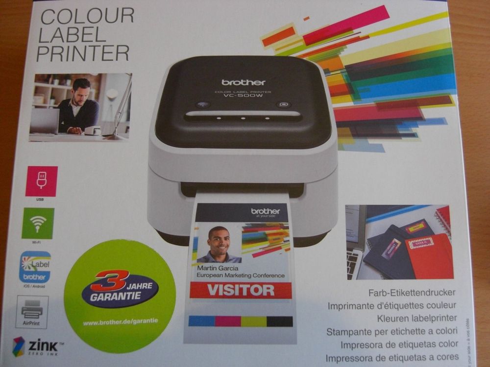 Farb-Etikettendrucker Brother VC-500W | Kaufen auf Ricardo