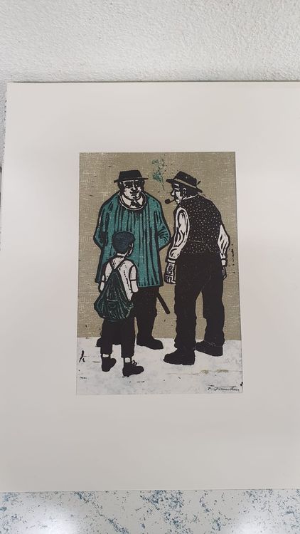 PAUL FRANKEN ORIGINAL HOLZSCHNITT | Kaufen auf Ricardo