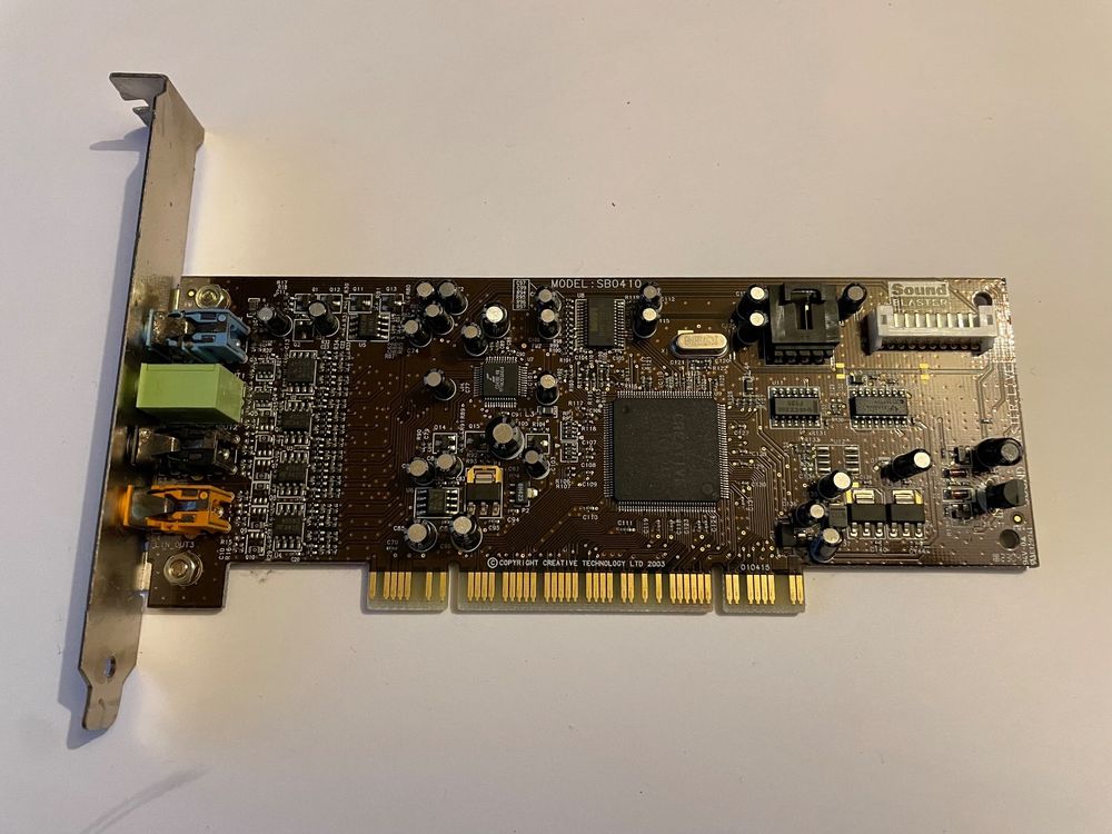Pc Sound Card Creative Sound Blaster Live! SB0410 24-bit 7.1-Channel ...