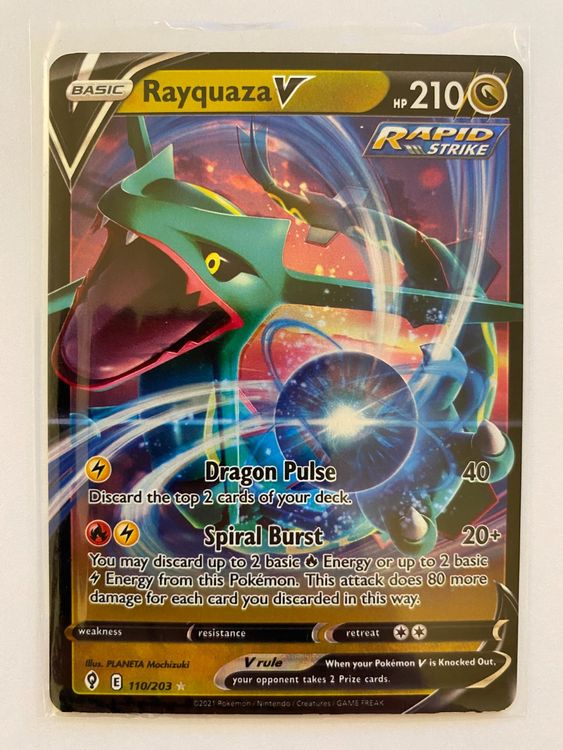 Pokemon Rayquaza V 110/203 Evolving Skies EN | Kaufen auf Ricardo