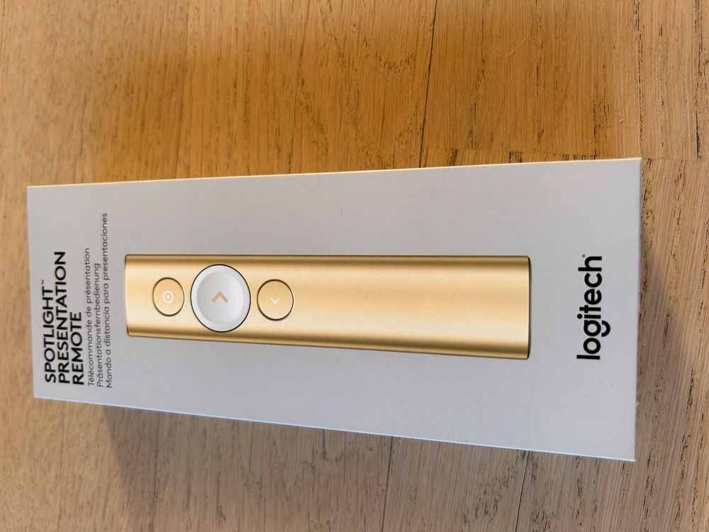 Logitech Presentation Remote - gold | Kaufen auf Ricardo
