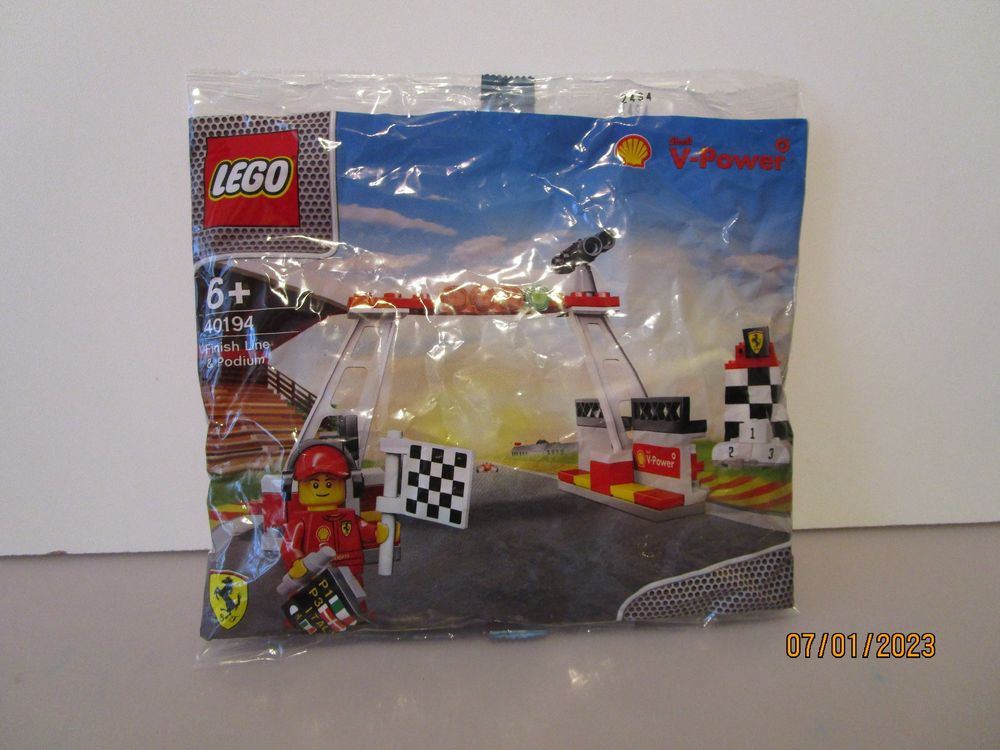 LEGO FERRARI SHELL FINISH LINE & PODIUM POLYBAG - 40194 | Kaufen auf ...