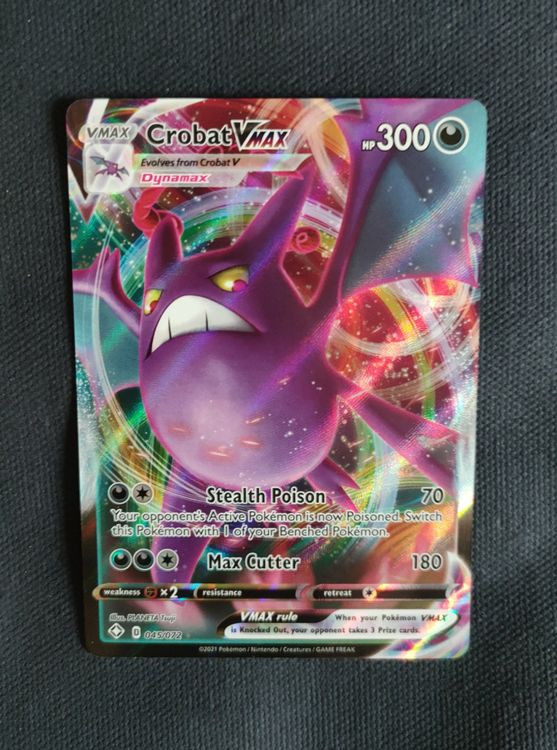 Pokemon Card Crobat Vmax Shining Fates Ultra Rare English EN | Kaufen ...