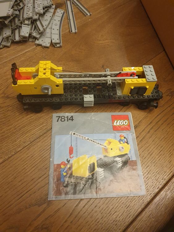 Selten Lego Eisenbahn 7814 Kranwagen, 12 volt | Kaufen auf Ricardo