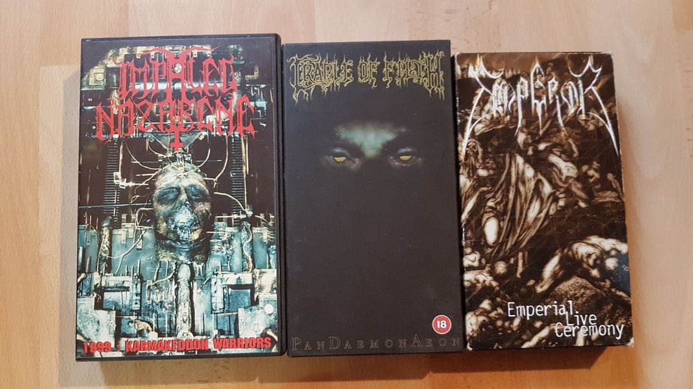 VHS Black Metal Impaled Nazarene Emperor Cradle Of Filth | Kaufen auf ...
