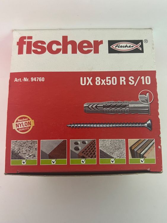 Fischer Dübel UX 8x50 R S/10 | Kaufen auf Ricardo