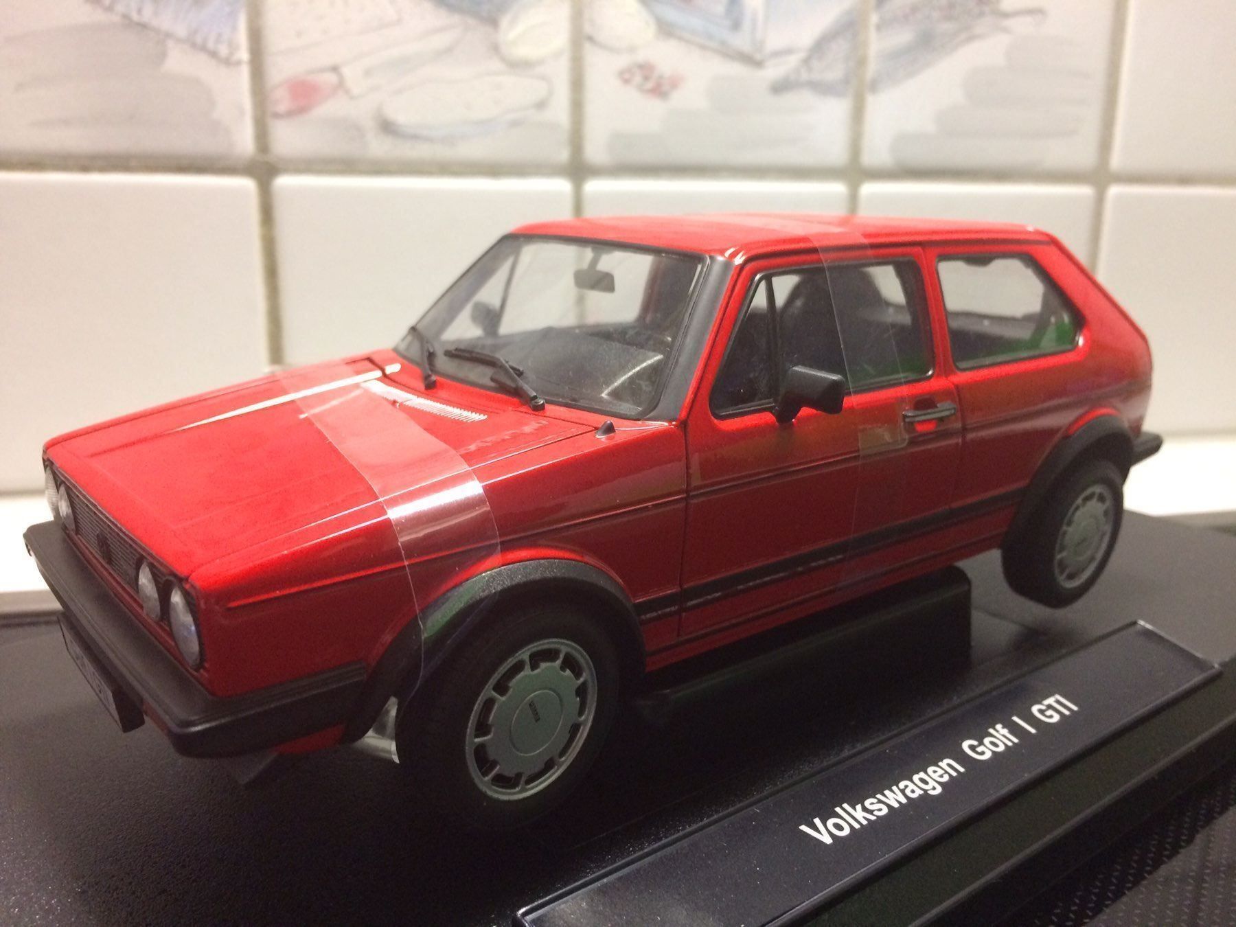 VW Golf 1 Gti rot 1/18 NEU/OVP | Kaufen auf Ricardo