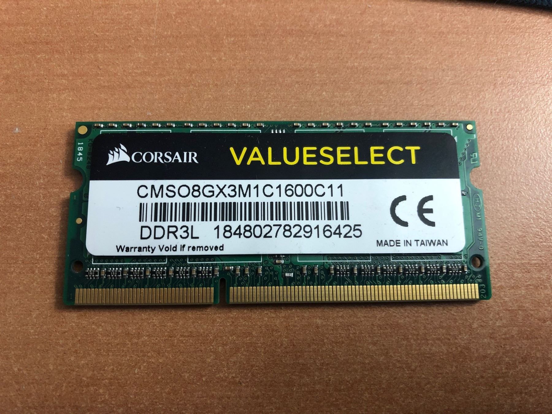 RAM Corsair 8GB DDR3L-1600 SODIMM 204 | Kaufen auf Ricardo