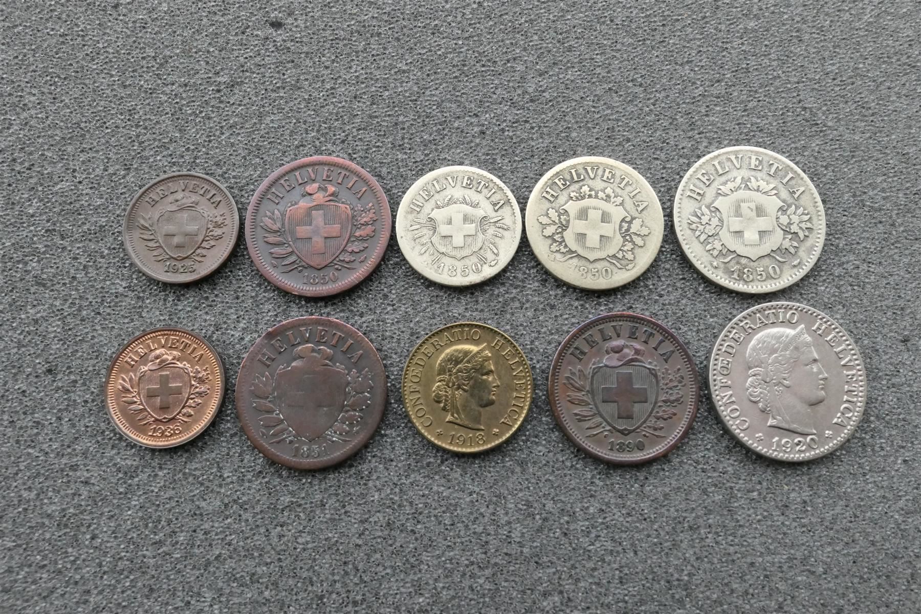 Lot 1-Rappen - 20 Rappen - ab 1850 | Kaufen auf Ricardo